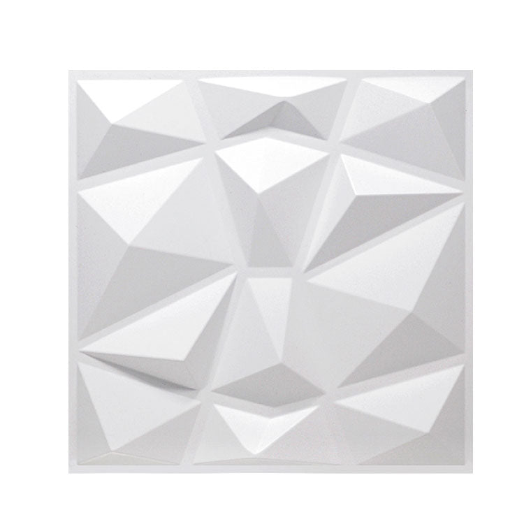 Panel Decorativo de PVC 3D D101 - Blanco - leimport.pe