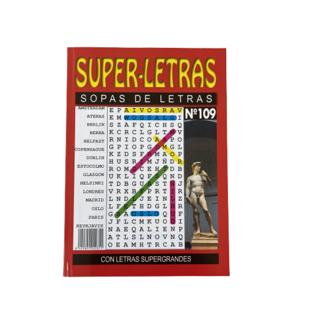 Libro de Sopa de Letras #109 - leimport.pe