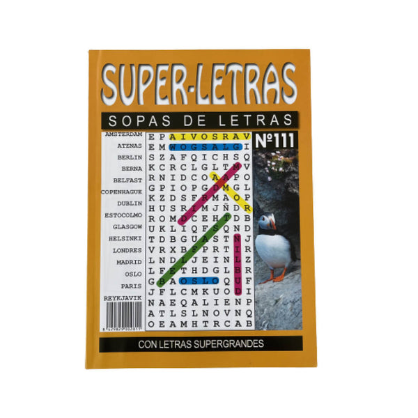 Libro de Sopa de Letras #111 - leimport.pe - leimport.pe