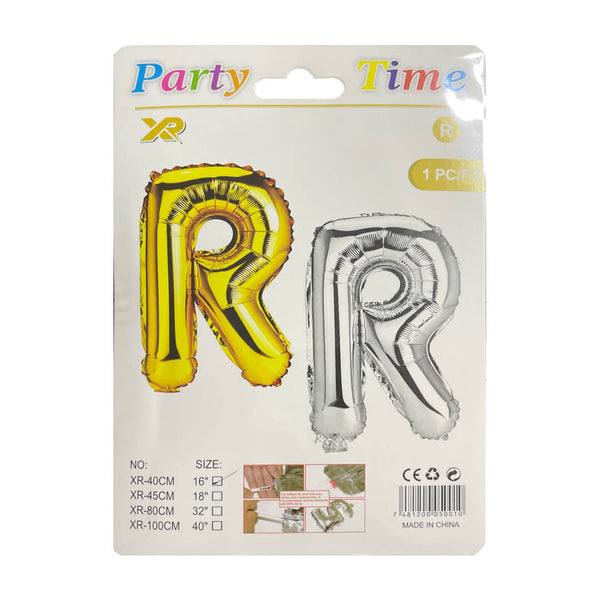 Globo Fiesta Letra R 40cm - leimport.pe - leimport.pe